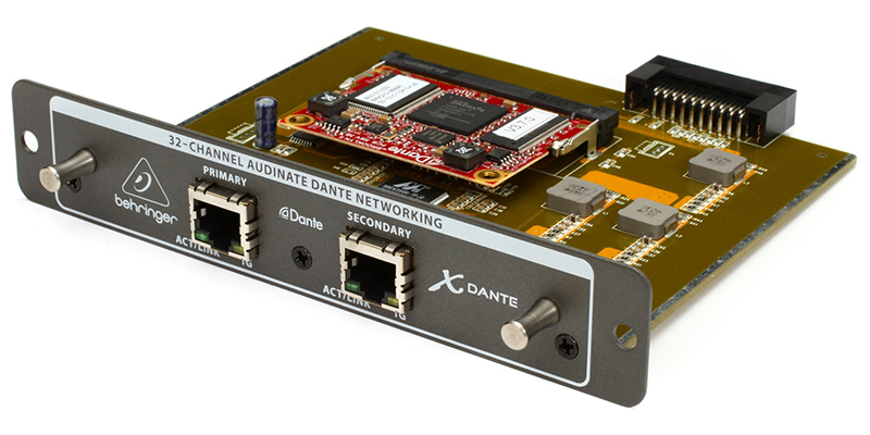 Behringer X-Dante Expansion Card – Online Catalog