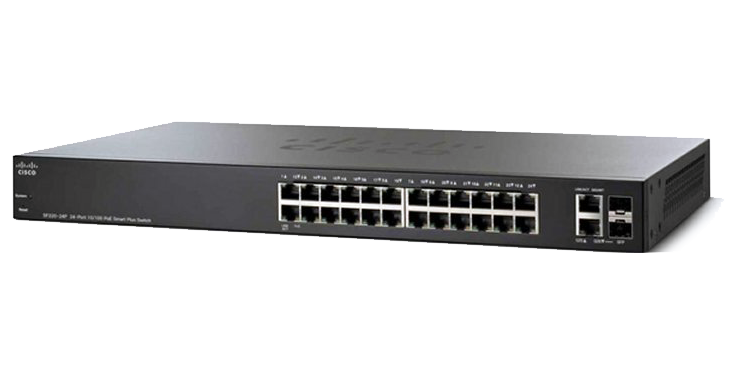 Cisco SG-300-28PP SF – 28-Port Managed Gigabit PoE+ Switch and 2x SFP+ ...