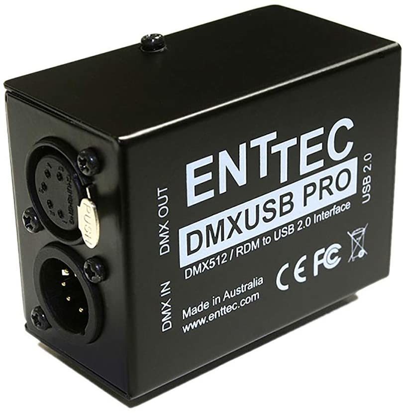 ENTTEC DMX USB Pro – 512 USB to DMX I/O Interface – Online Catalog