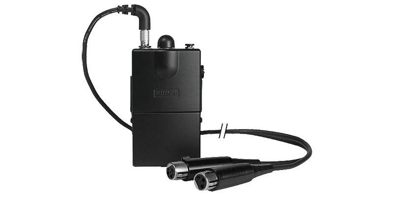 Shure P6HW – Wired Bodypack Personal Monitor – Online Catalog
