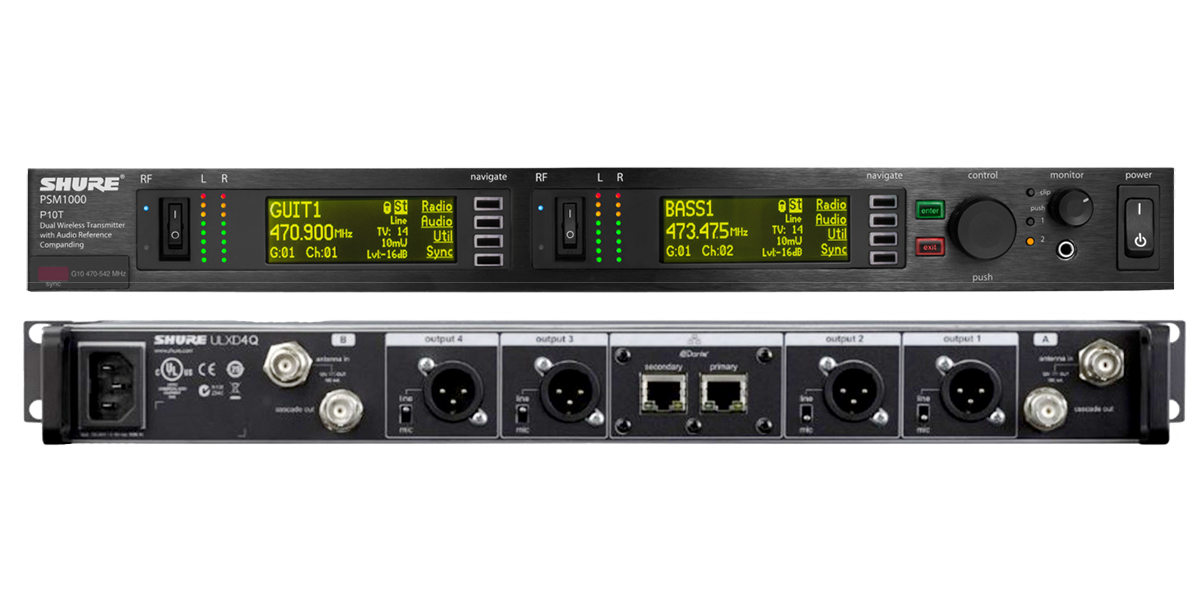 Shure P10T PSM1000 – 2ch In-Ear Transmitter – Online Catalog