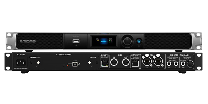 Midas M 32 C – 1U Rack Digital 32ch Digital Mixer – Online Catalog