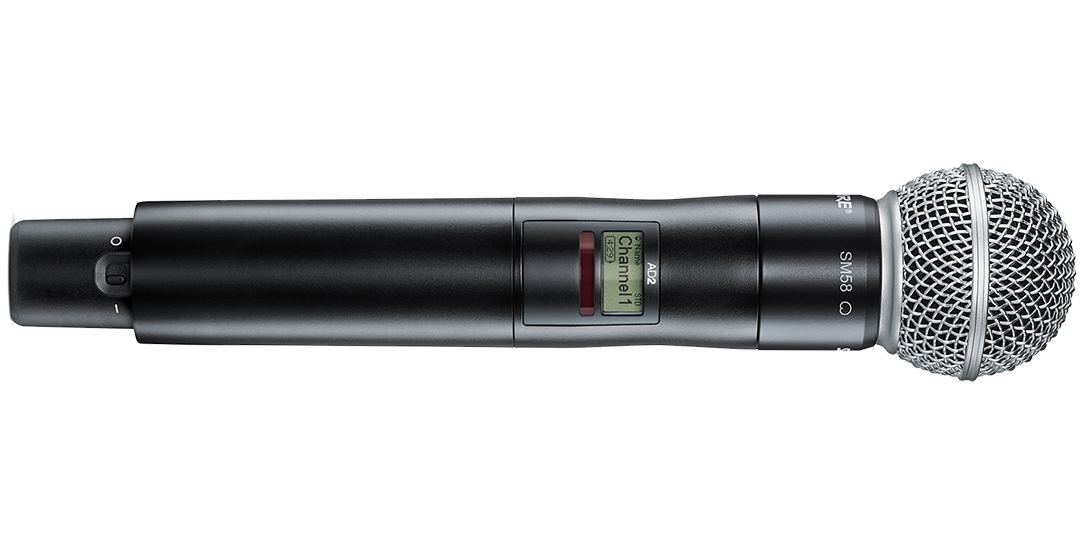 Shure Axient AD2/SM58 – Handheld Wireless Microphone Transmitter (G56 ...